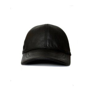 Lukkiu | Accessories | Leather Cap 0 Real Unisex Leather Baseball Cap 3 ...